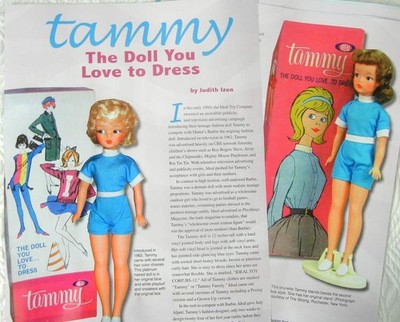 9p History Article - VTG Ideal Tammy Fashion Doll Family, Friends ...
