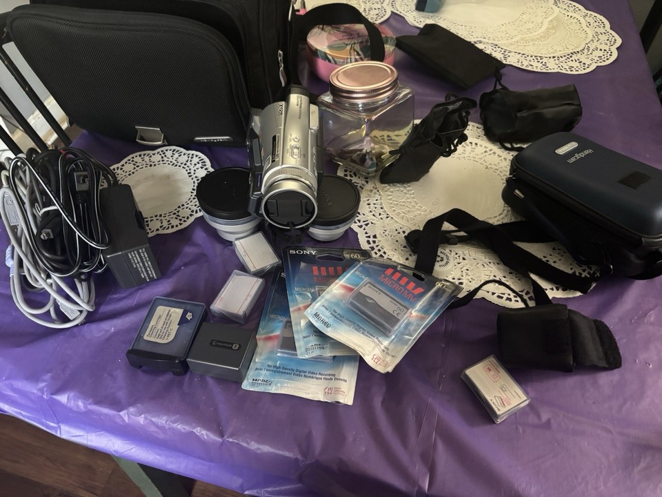 Sony Handycam DCR-TRV103 Silver 360x Digital Zoom Video Camcorder ...