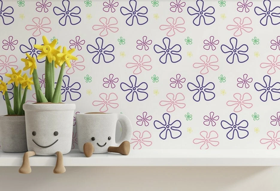 Spongebob Flower Pattern