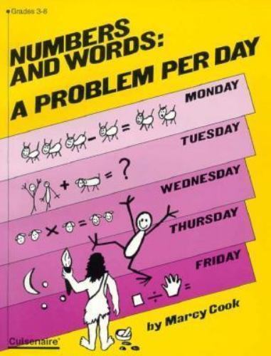 Numbers and Words : A Problem Per Day by Marcy Cook (1995, Trade ...