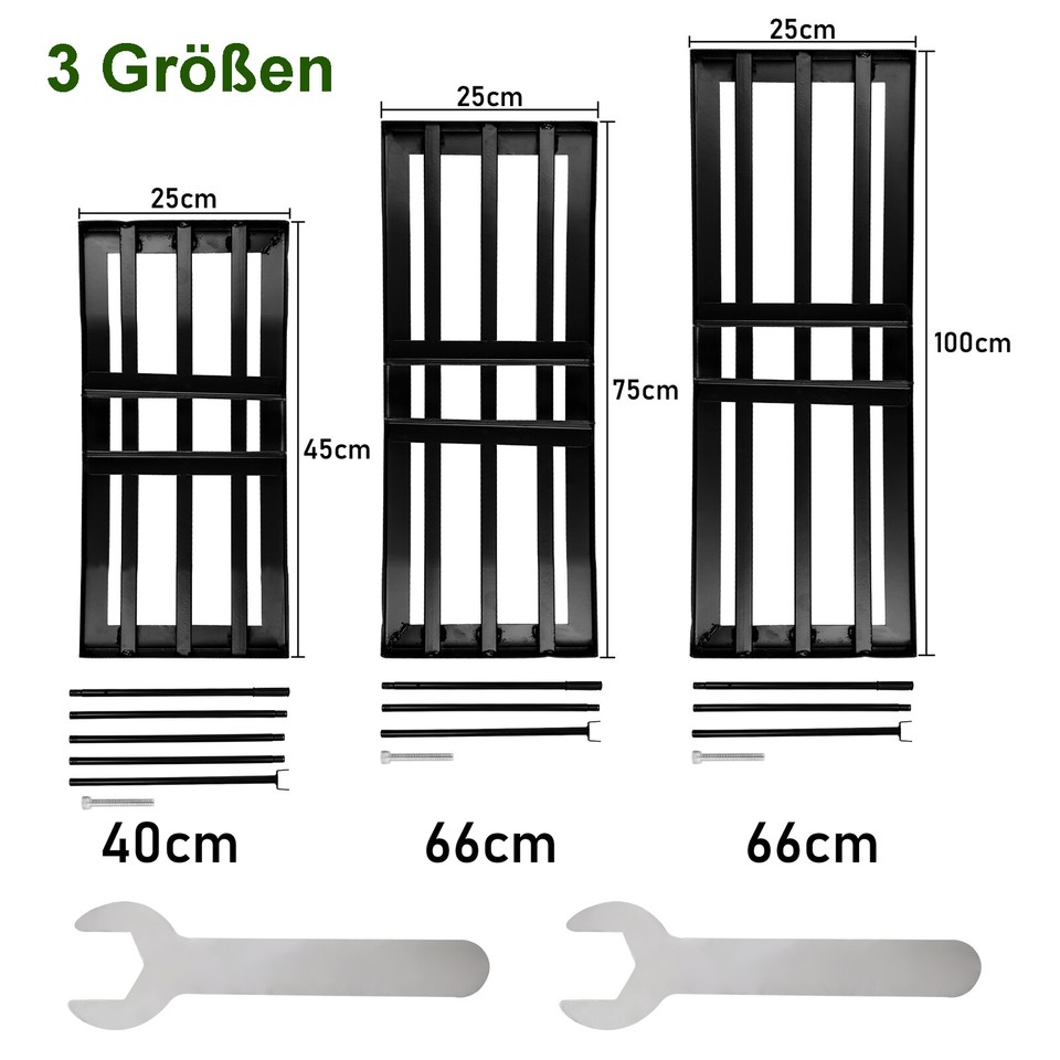 Lawn Leveller Lute Sand Soil Levelling Rake Grass 45/75/100x25cm Tool ...