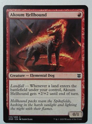 Akoum Hellhound *Common* Magic MtG x1 Zendikar Rising | eBay