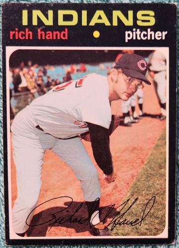Rich Hand Cleveland Indians 1971 Topps Baseball Card #24 Vg | eBay