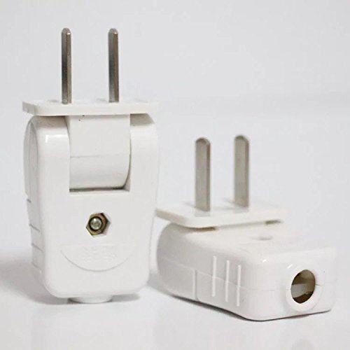 Light Duty Straight Blade Residential Polarized Plug 2 Wire Non ...