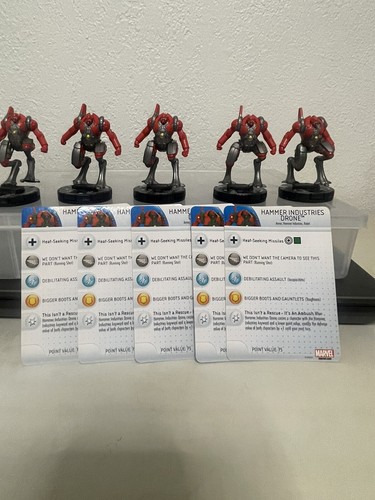 Heroclix Invincible Iron Man Hammer Ind Drone Common Lot #005 (5 ...