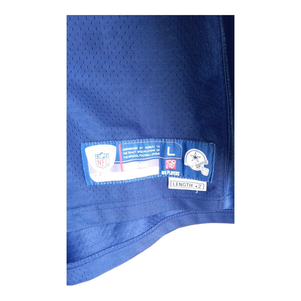 FELIX JONES LARGE ON FIELD REEBOK STITCHED DALLAS COWBOYS NFL NAVY ...