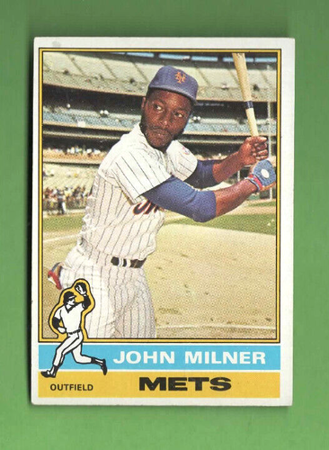 1976 TOPPS #517 JOHN MILNER - NEW YORK MET - NM - - FREE S/H + BONUS | eBay