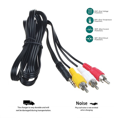 AV A/V TV Cable Cord Lead for JVC Everio GZ-MG132 GZ-MG131 GZ-MG130 U/S ...