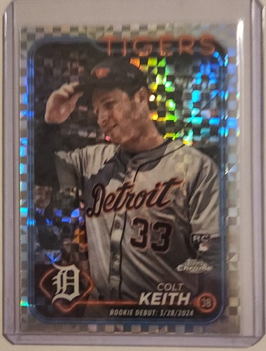 2024 TOPPS CHROME UPDATE DETROIT TIGERS 2 CARD LOT (COLT KEITH & REESE ...