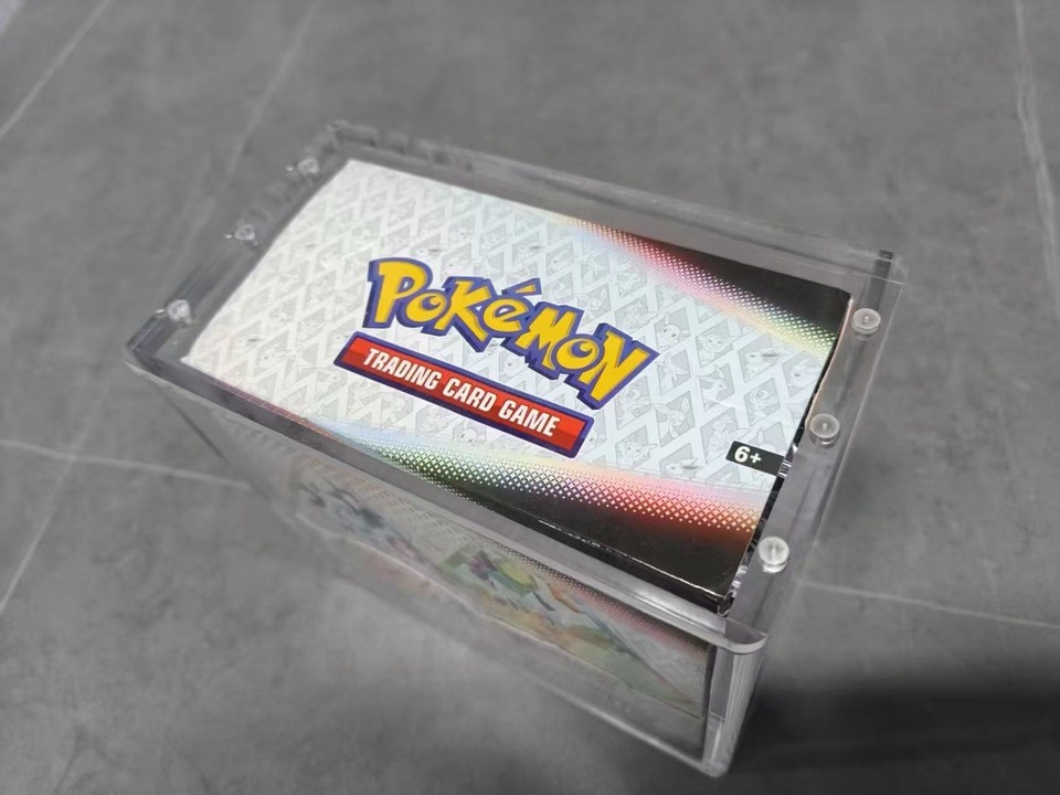 Pokemon Elite Trainer ETB Box Protector Magnetic Top Acrylic Display ...