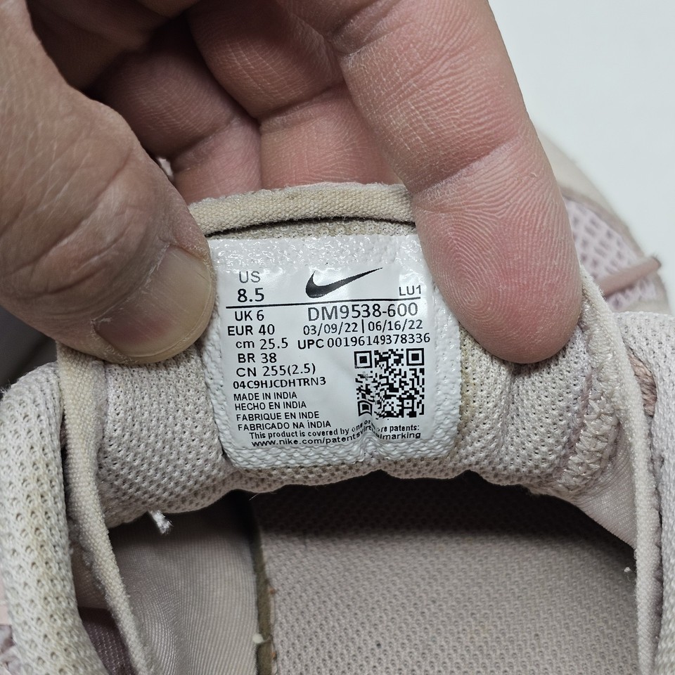 Nike Air Max Shoes Womens Size 8.5 Pink Suede Mesh DM9538-600 Running ...