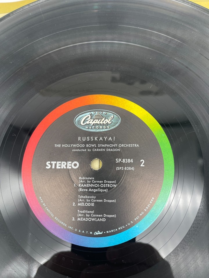 RUSSKAYA! LP The Hollywood Bowl Symphony Orchestra Old Russian Music In ...