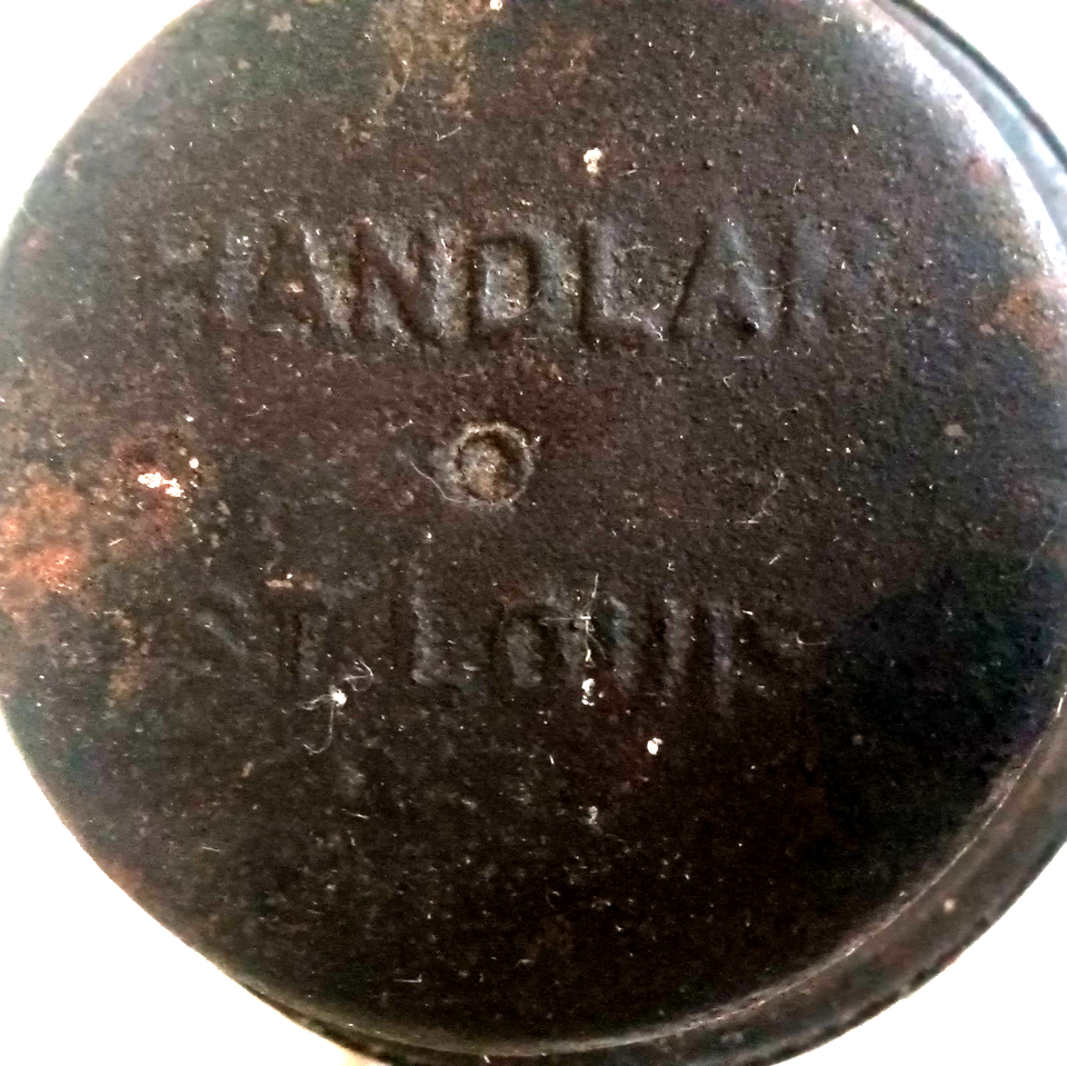 Antique Handlan St Louis USA Red Glass Railroad Lantern MISSING BOTTOM ...