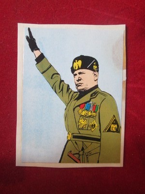 FIGURINA STICKERS GIORNALINO BENITO MUSSOLINI 80 [AFZ] | eBay