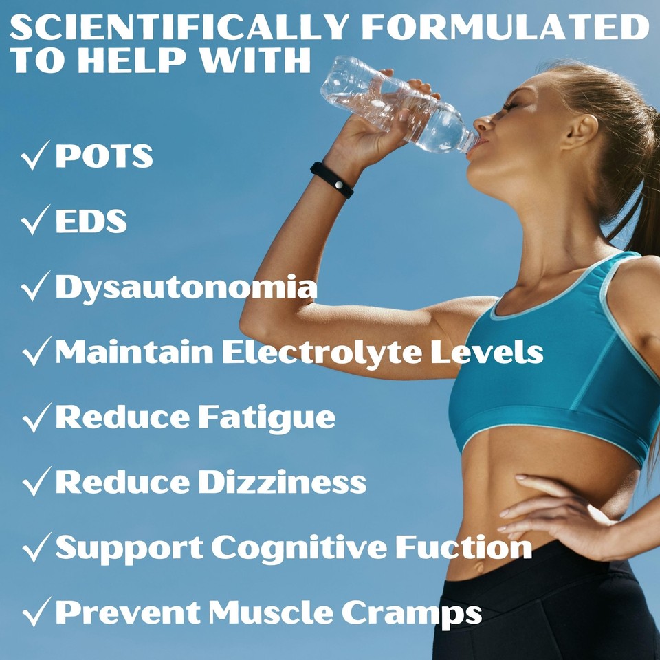 Sodium Chloride Tablets 1gm | Electrolyte Salt Pills for POTS Syndrome ...