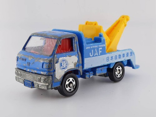 Made In Japan Tomica Mitsubishi Canter Jaf Tow Truck 1986 No.77 Mini ...