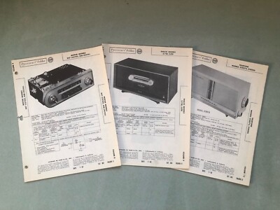 Sams Photofacts Technical Manuals Set-383 Folders 8, 9, &12 (You Choose ...