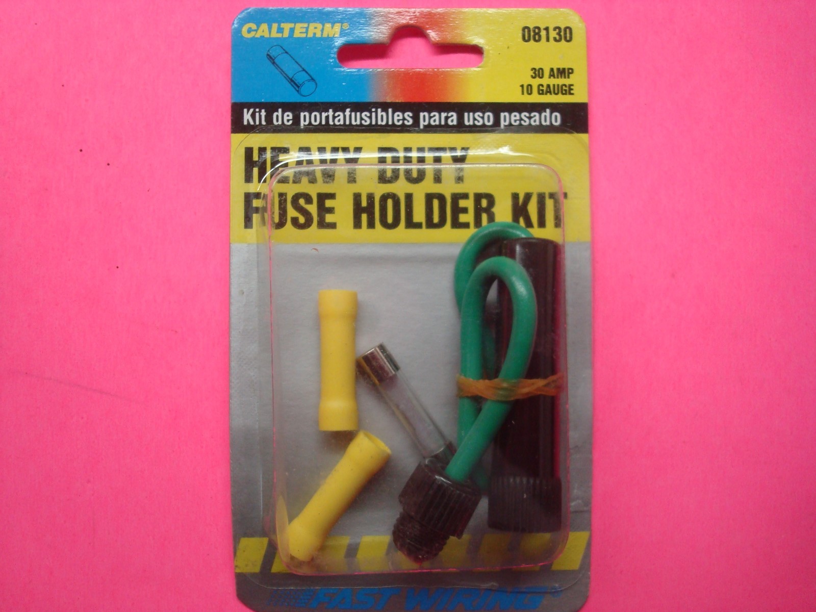 FUSE HOLDER EXTRA HEAVY DUTY COMPLETE KIT 30 AMP/10 G FUSE BUTT SPLICE ...