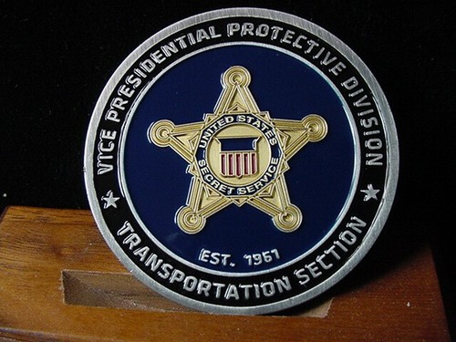Secret Service V.P. Protection Division Challenge Coin- Transportation ...
