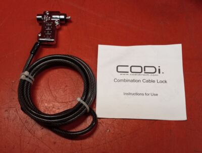CODI 4-Digit Combination Cable Lock- A02003 | eBay
