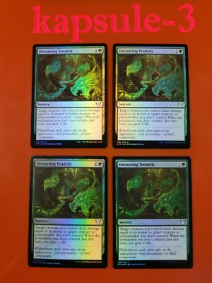 4x Devouring Tendrils | FOIL | Strixhaven School of Mages | MTG Magic Cards | eBay