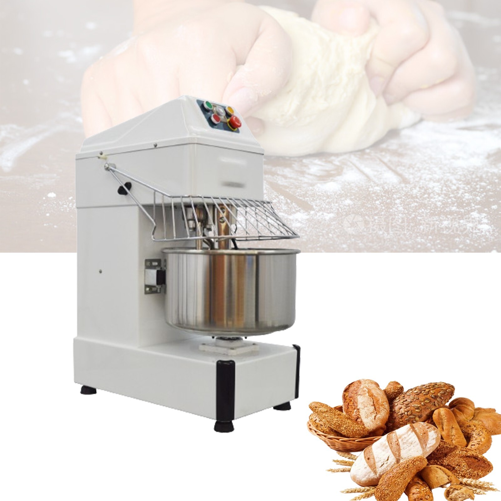 Commercial Electric Dough Mixer Pizza Bread Dough Machine Kneading ...