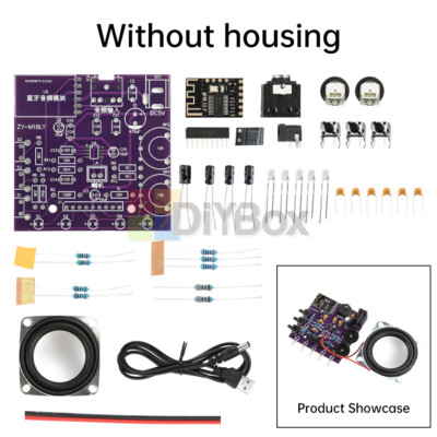 DIY Bluetooth Speaker Audio Electronic Kit 8002 Audio Amplifier W ...