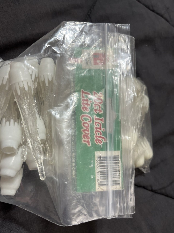 56 Plastic Icicle Miniature Christmas Light Covers | eBay