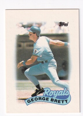 George Brett 1989 Topps MLB Mini Leader Card #54 Royals | eBay