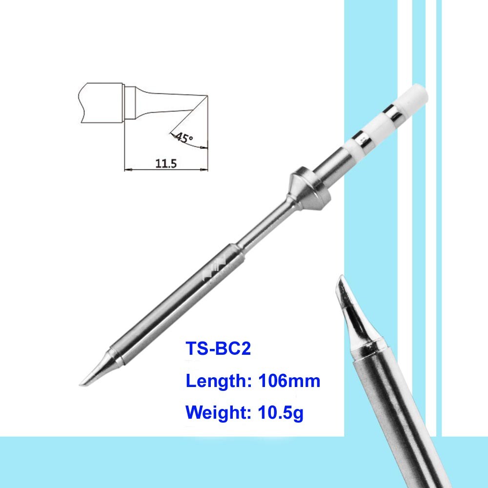 Solder Tip bc2 for TS100 TS101 Digital Soldering Iron Replacement Tip ...