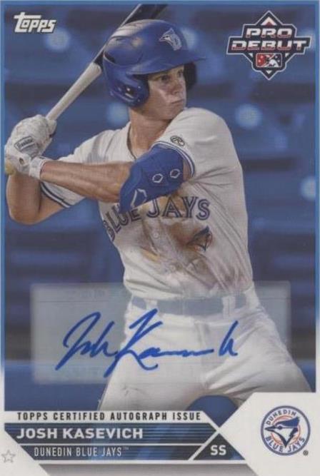 2023 Topps Pro Debut - Josh Kasevich #PD-154 Autographs (AU, RC) for ...