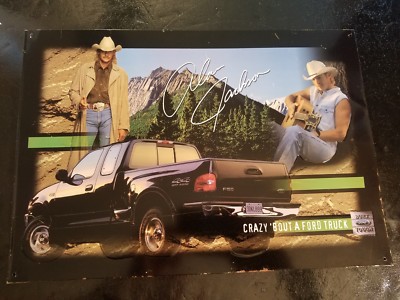 ALAN JACKSON COUNTRY MUSIC LEGEND CRAZY 'BOUT A FORD TRUCK ADVERTISING ...