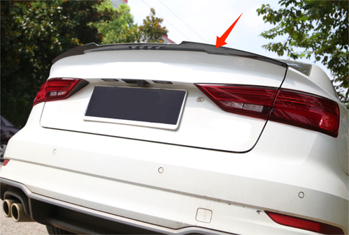Rear Glossy Black Spoiler Wing For 2014-2020 Audi A3 S3 RS3 Sedan V ...