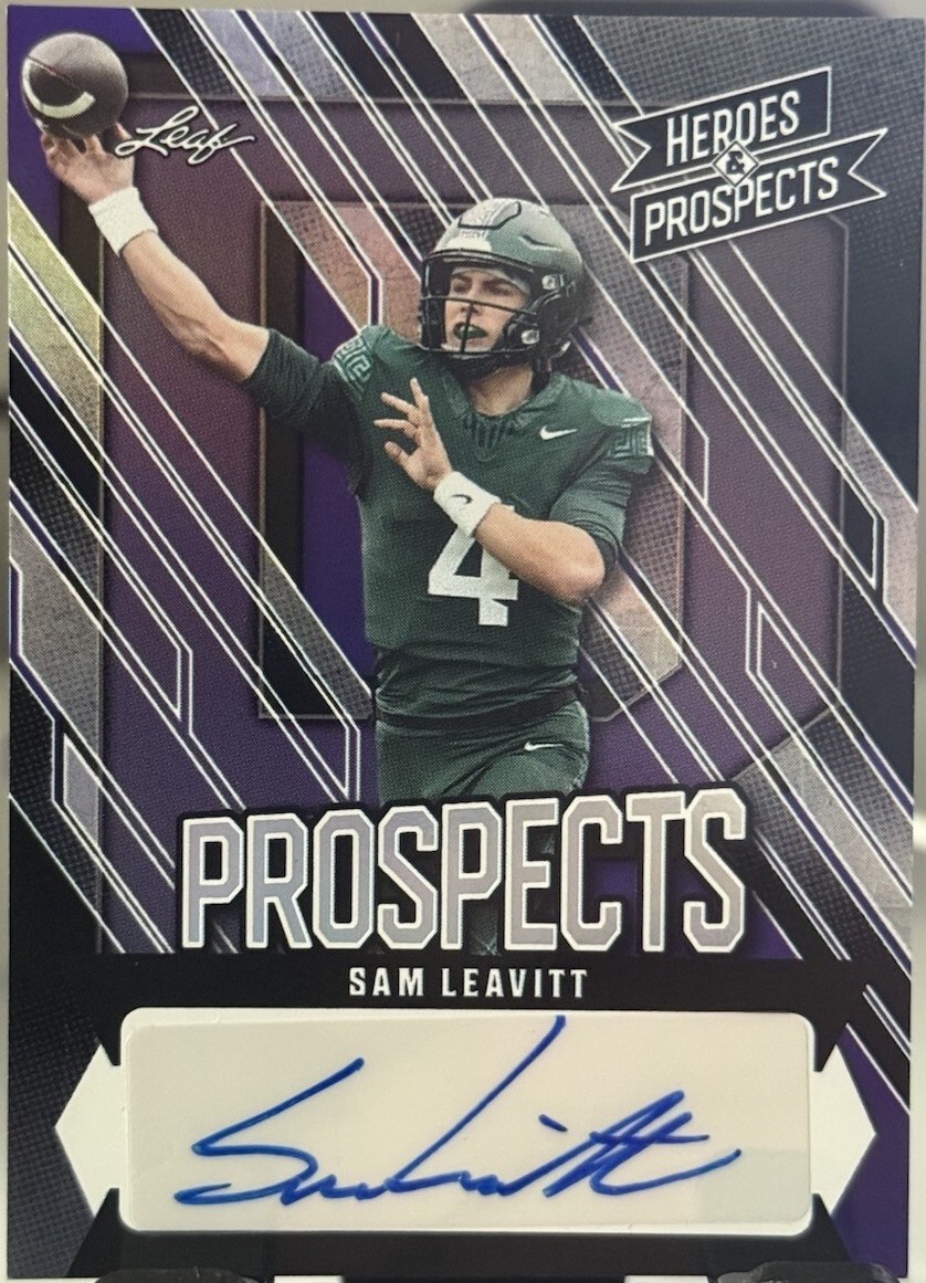 2024 Leaf Heroes & Prospects - Prospect Autographs Sam Leavitt #AP-SL1 ...