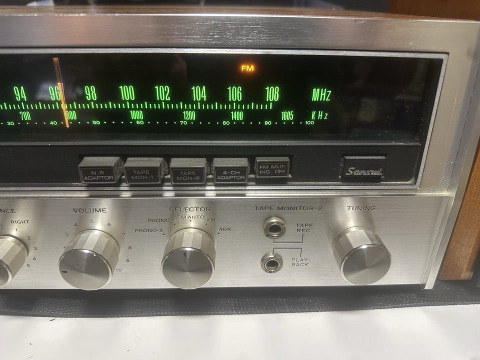 Sansui Stereo Receiver Six - 1972 Vintage, Clean Sound Great Condition ...