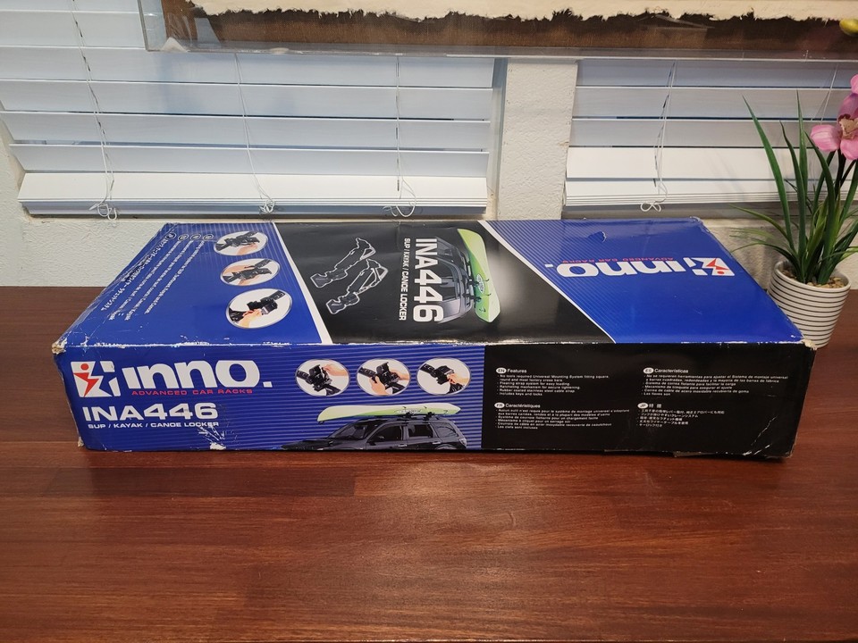 INNO INA446 Surf-Wind-Long Board Locking Roof Carrier w/Board Pads ...