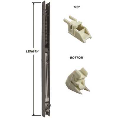 23 in. L x 9/16 in. W x 5/8 in. D Window Channel Balance 2230 with Top ...
