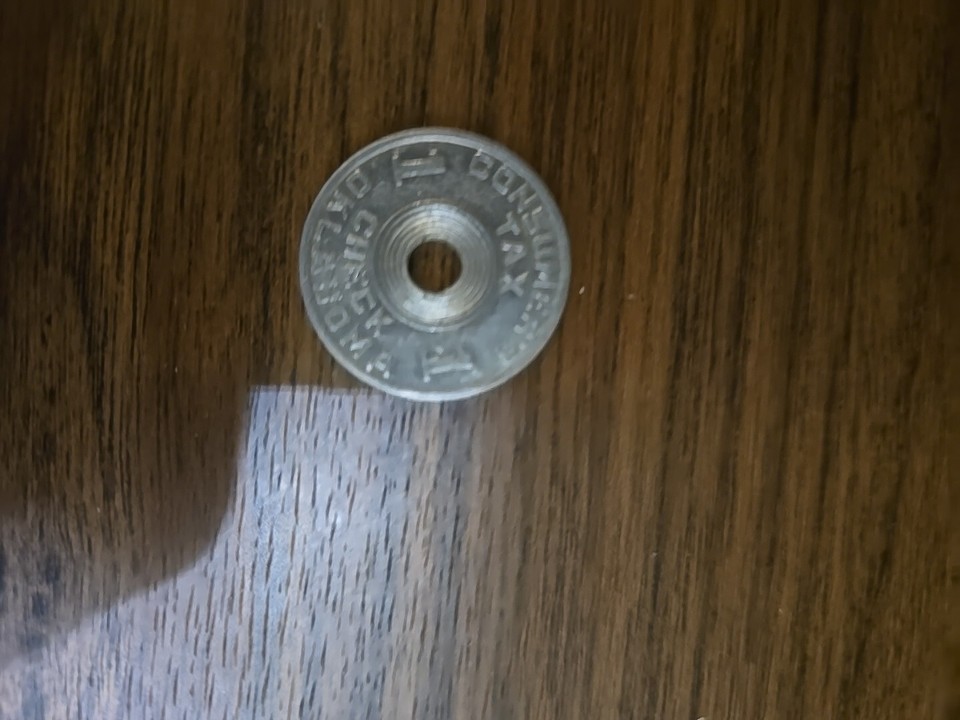 1 Mill Oklahoma Consumer's Tax Check Token. Multiples. Discounts! Save ...