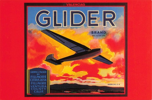 Glider Brand Ad Vintage 1988 Continental Postcard Unposted | eBay