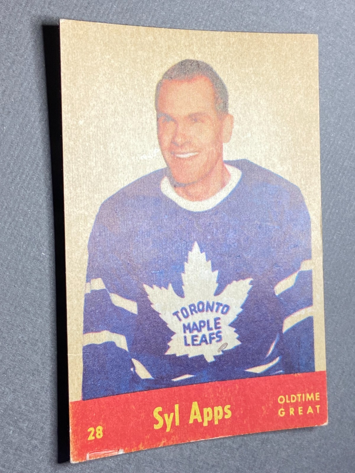 Syl Apps 1955-56 Parkhurst #28 OTG | eBay