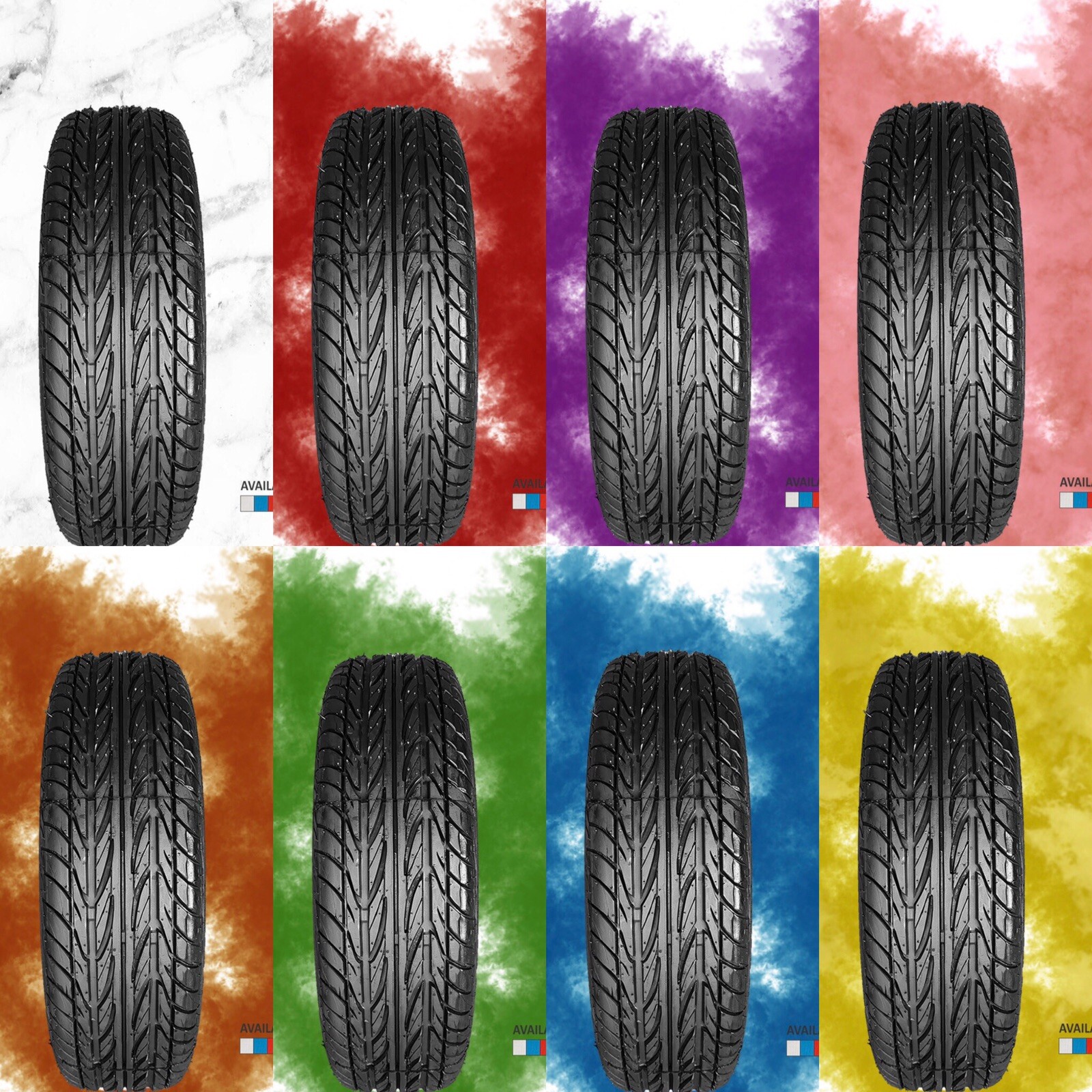 175/70R13 - ORANGE COLOURED SMOKE BURNOUT TYRE : $120.00 | eBay