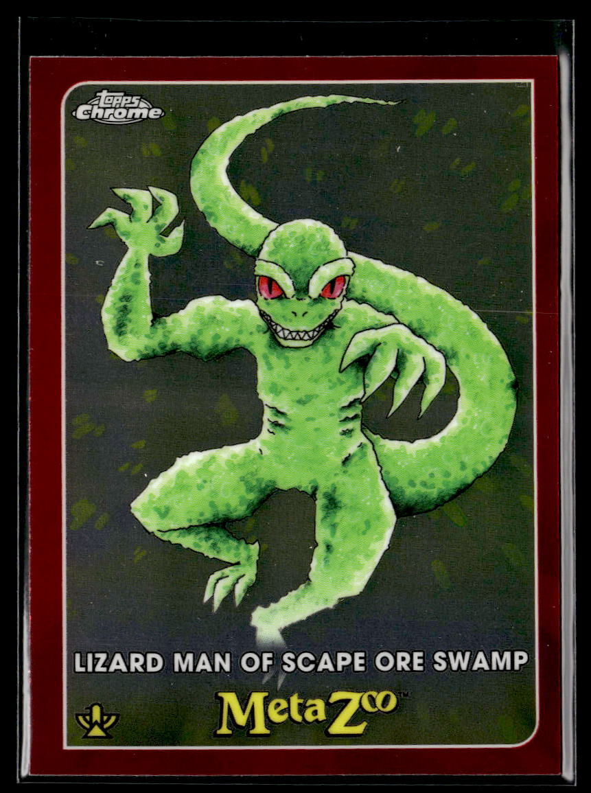 2022 Topps Chrome Metazoo #110 Lizard Man Of Scape Ore Swamp | eBay