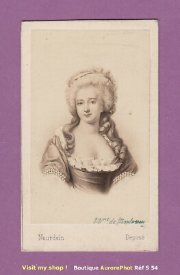 CDV NEURDEIN à PARIS : MADAME DE MONTESSON, ARISTOCRATE, FEMME DE ...