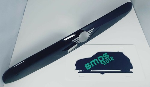 MINI F56 LCI (new) Black Gloss boot handle cover, Gen 3 de-chrome ...