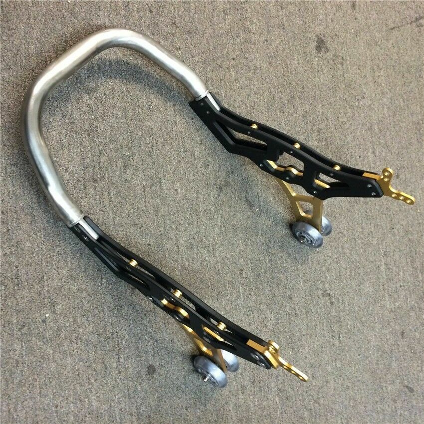 Universal Racing Motorcycle Sport Rear Combo Wheel Lift Stands Paddock ...