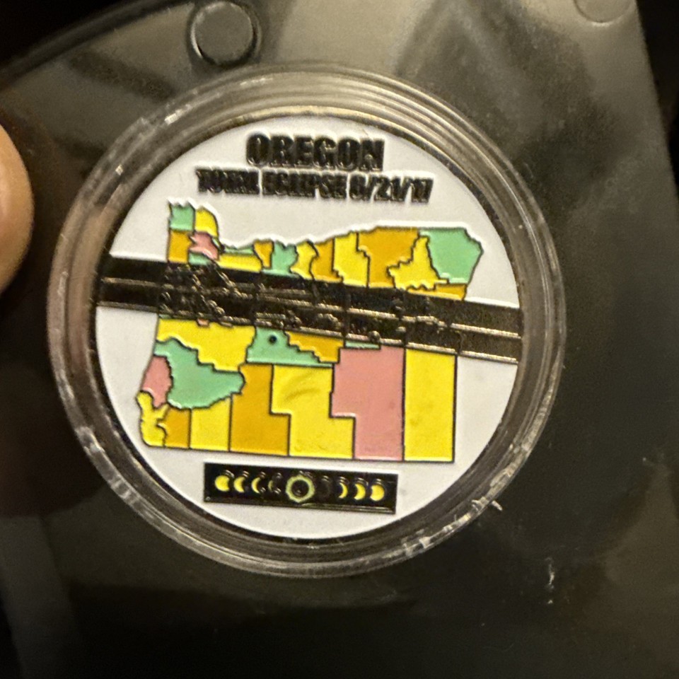 Challenge coin August 17, 2017 Oregon Total Solar Eclipse Coin | eBay
