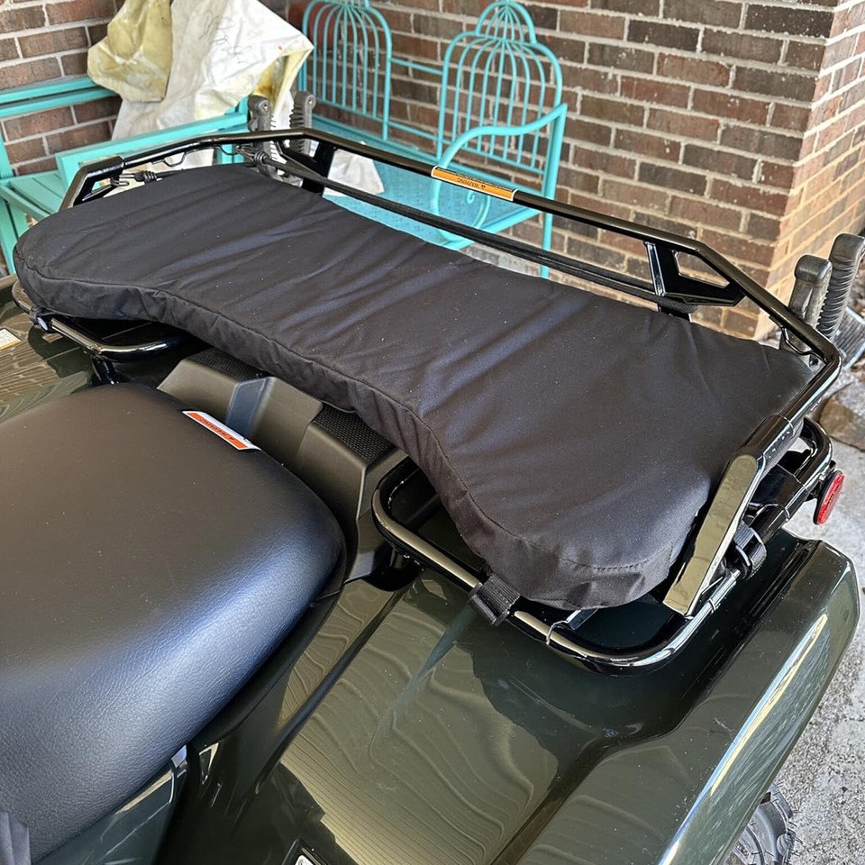 KEMIMOTO ATV Rear Rack Pad Four Wheeler Rack Seat Cushion for Yamaha ...