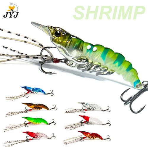 1pc 5g/7g/11g/14g Long throw Shrimp prawn fishing Lures Metal VIB ...