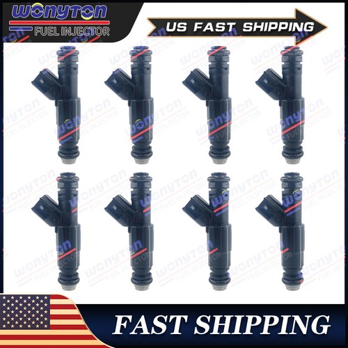 Set 8 0280158227 BR3E-E5A Fuel Injectors EV6 For 2011-2018 Mustang 5.0 ...