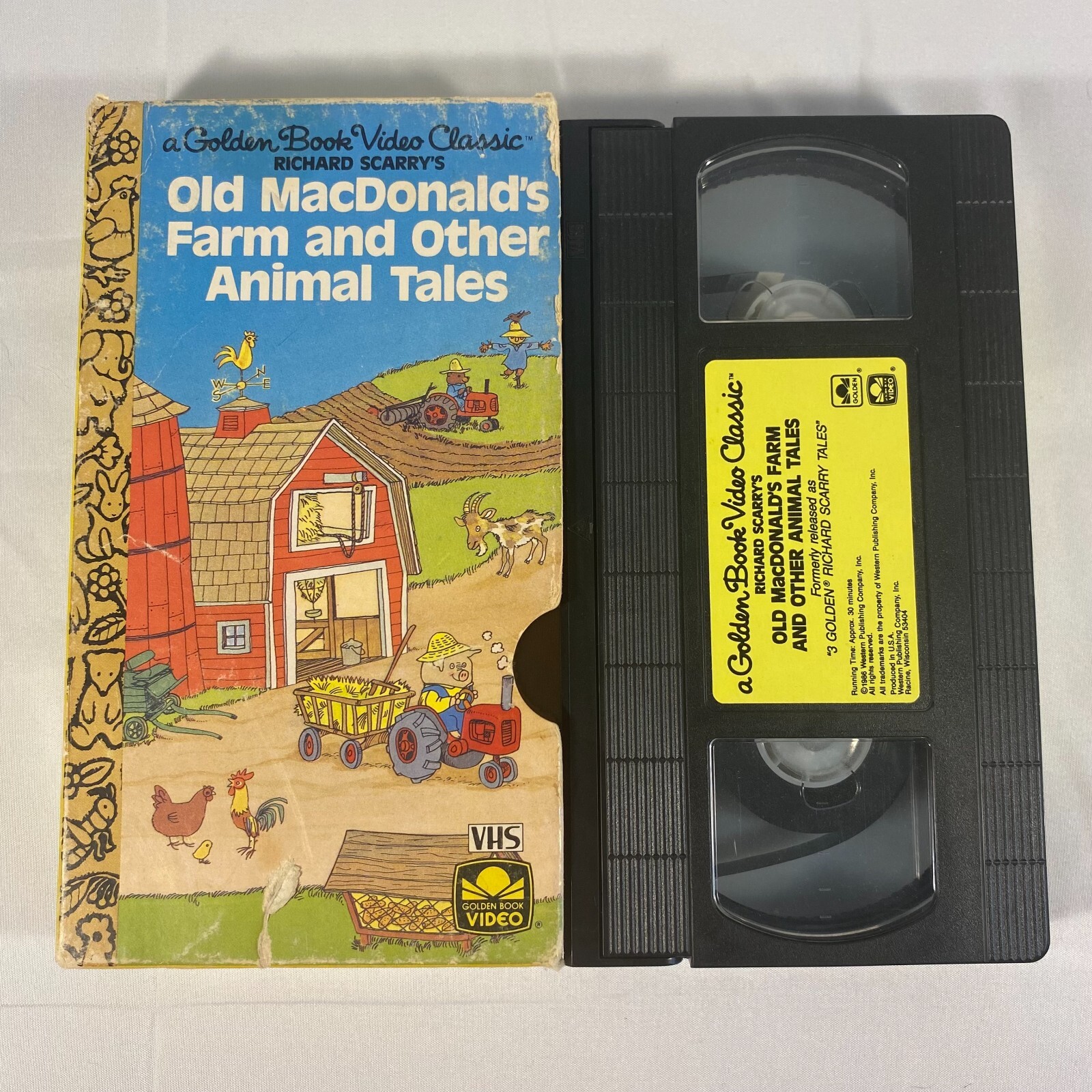 Richard Scarry's Old MacDonald's Farm And Other Animal Tales (Golden ...